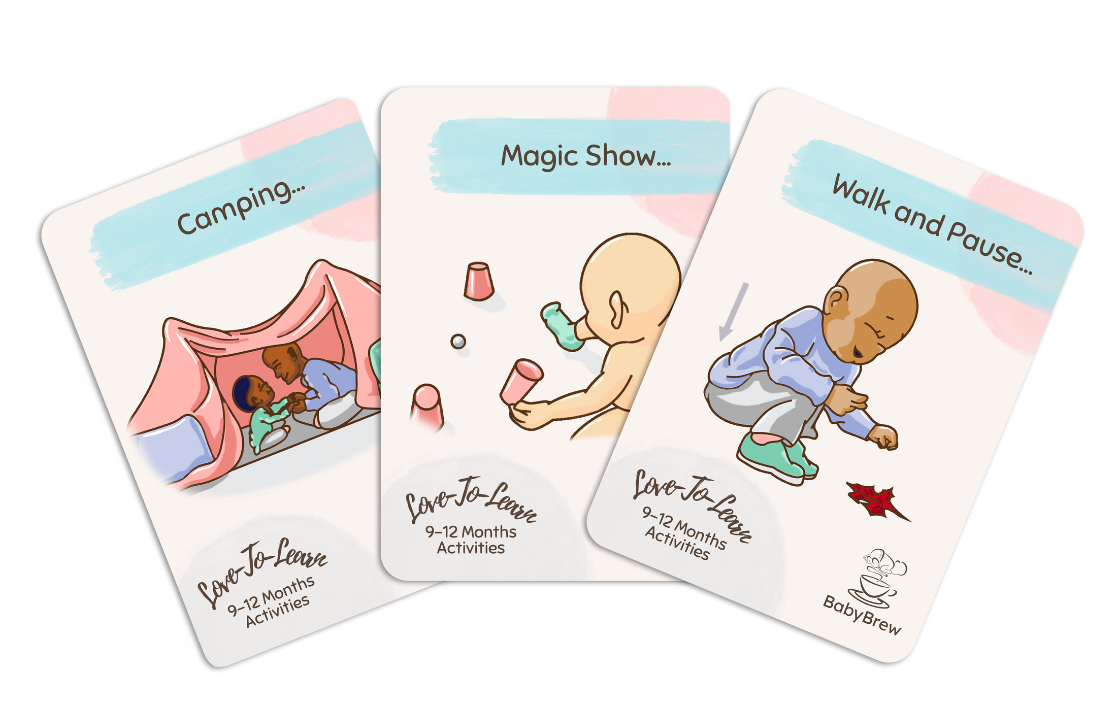 9-12 Month Baby Learning Activity Cards for Developmental Milestones ...