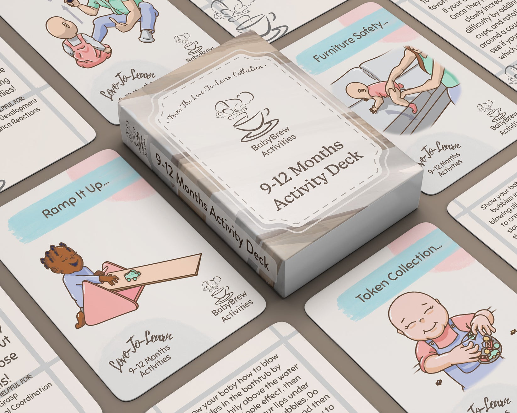 9-12 Month Baby Learning Activity Cards for Developmental Milestones ...